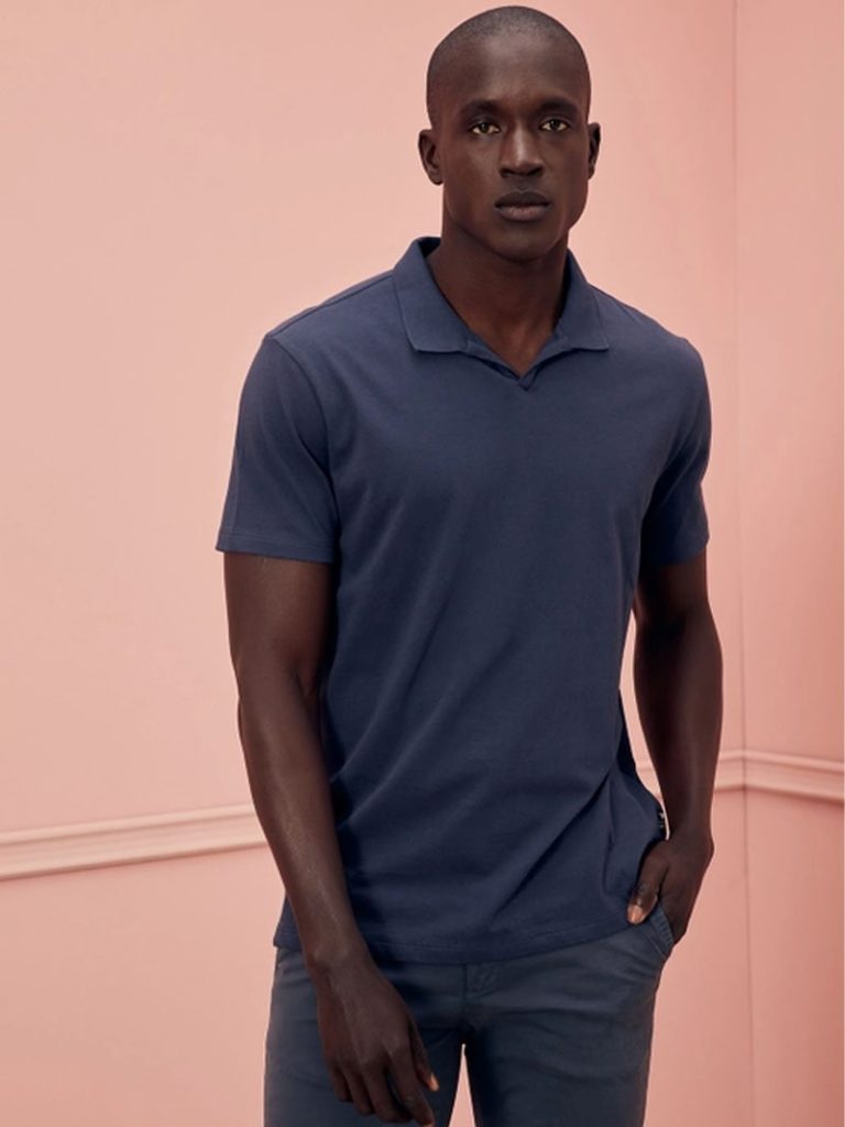 CHOMBA BASICA V AZUL MARINO – Marco Polo