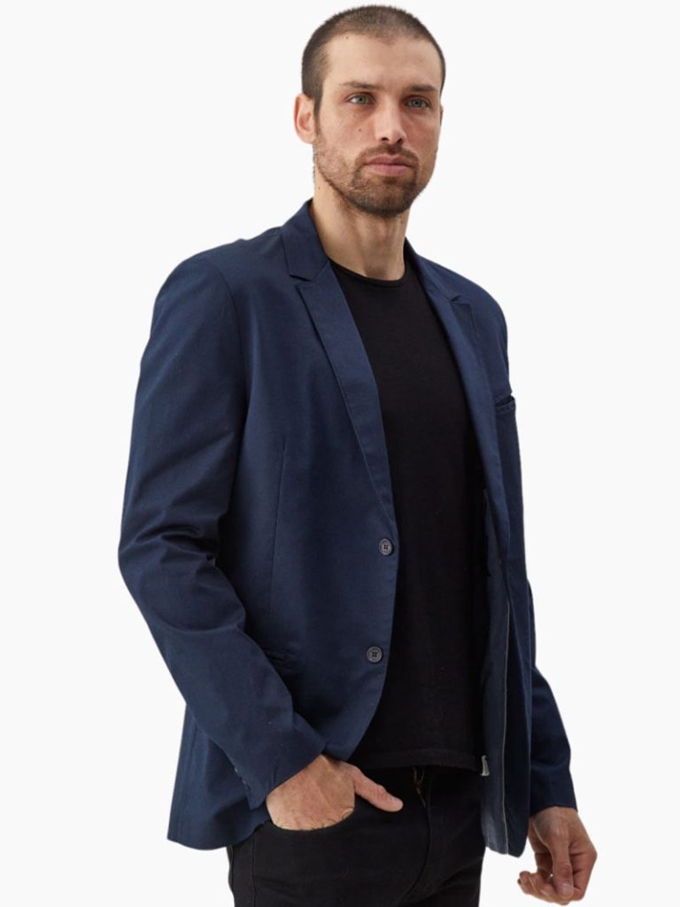 SACO DE VESTIR AZUL MARINO – Marco Polo